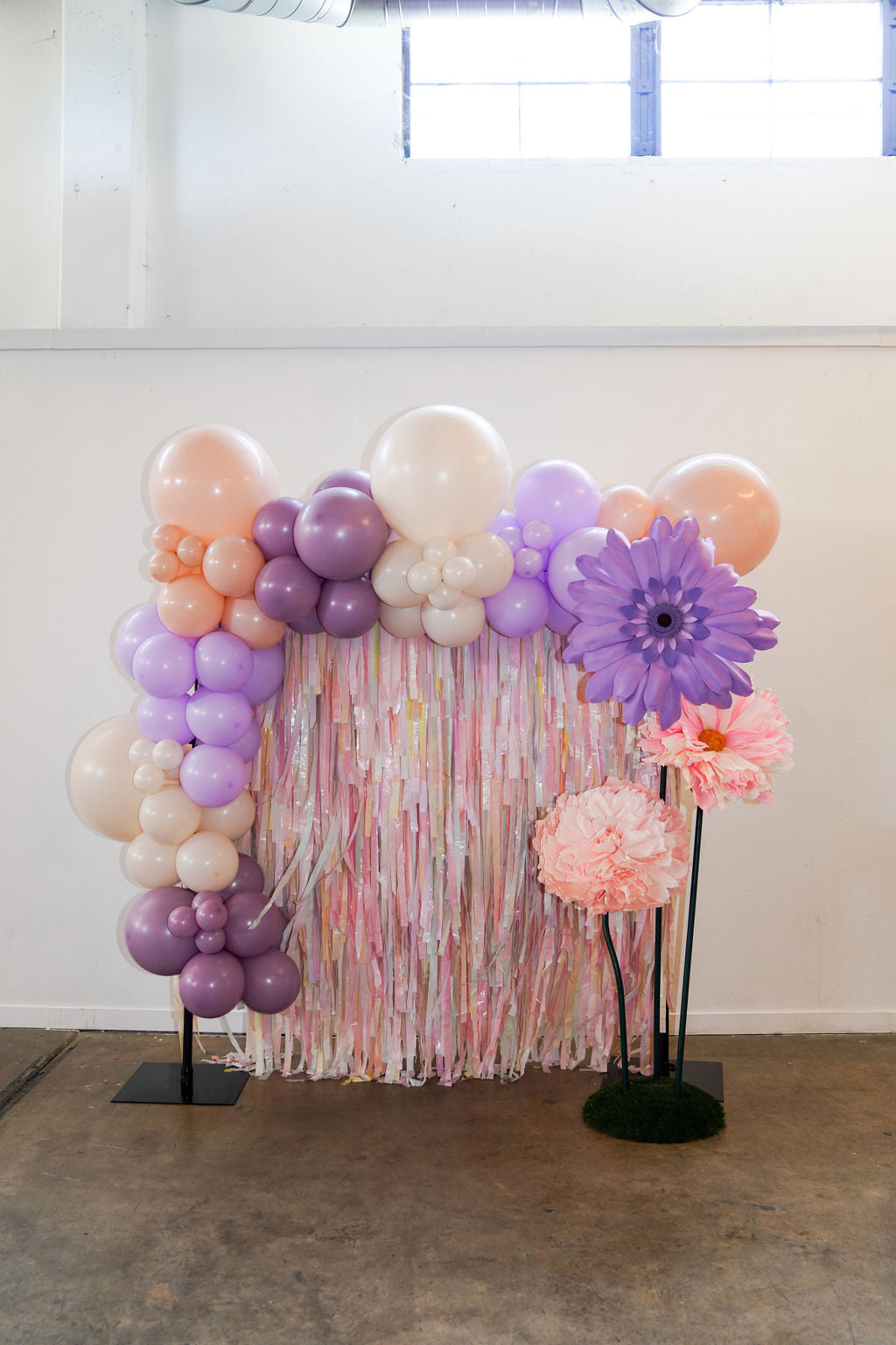 Tie Dye Fringe Backdrop exclusive at Oh My Darling Party Co