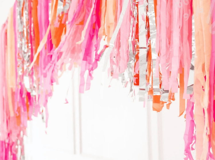 Arch Fringe of Love Tunnel Installation exclusive at Oh My Darling