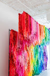 Color Spectrum Fringe Backdrop exclusive at Oh My Darling Party Co