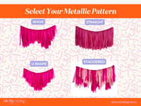 Custom Aerial Ceiling Fringe Strand exclusive at Oh My Darling Party