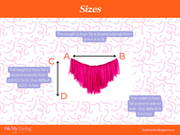 Custom Aerial Ceiling Fringe Strand exclusive at Oh My Darling Party