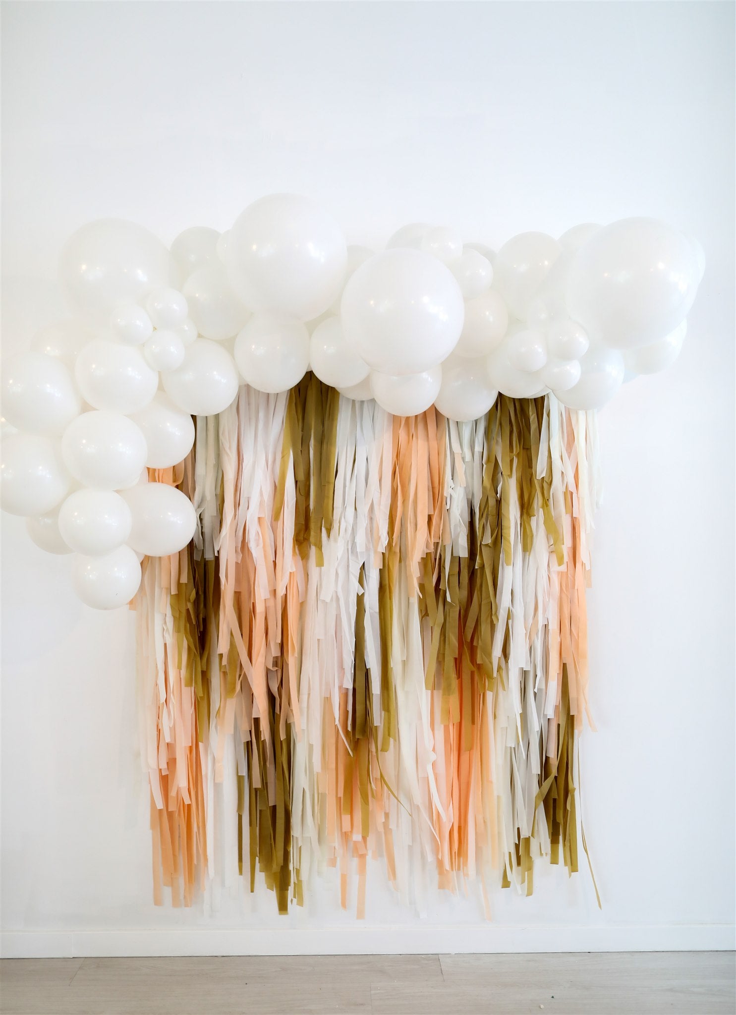 Just Peachy Fringe Backdrop exclusive at Oh My Darling Party Co